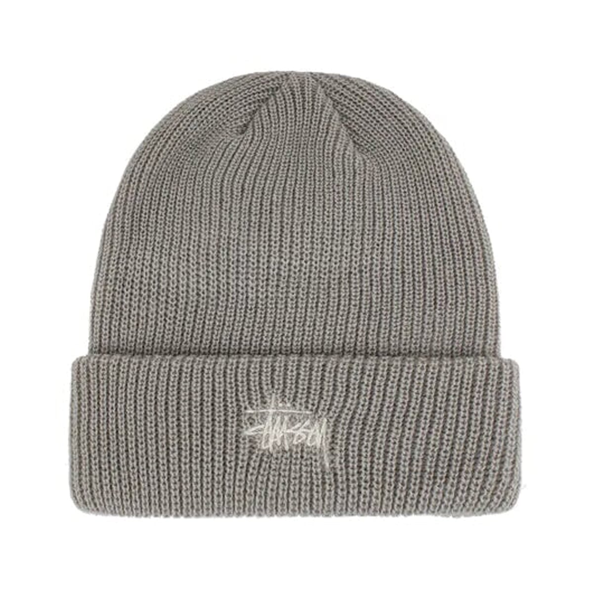 Stüssy Basic Cuff Beanie - Light Grey – Stil-Laden